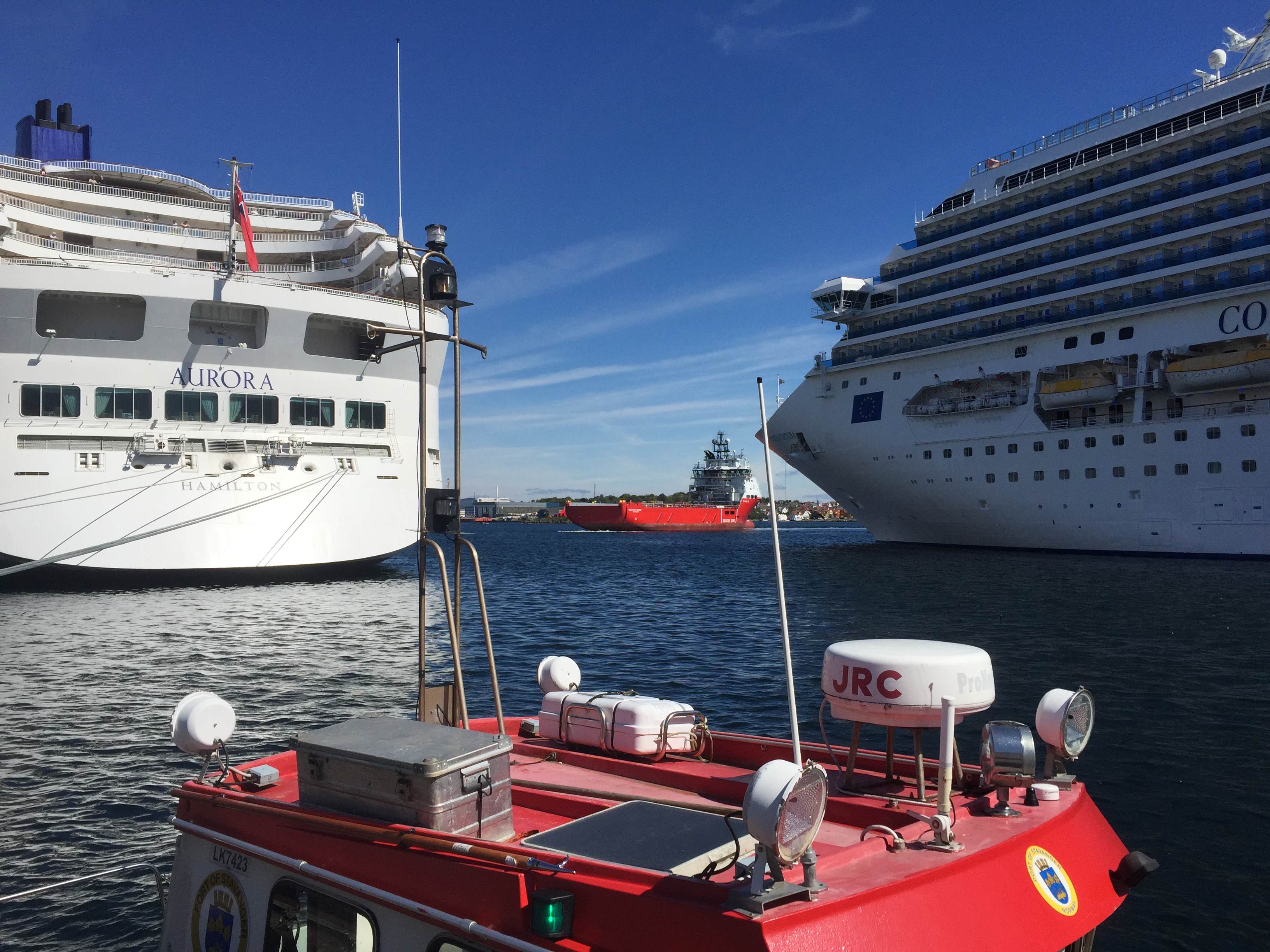 Cruise Vågen Stavanger havnebåten Svanen - Stavangerregionen Havn IKS
