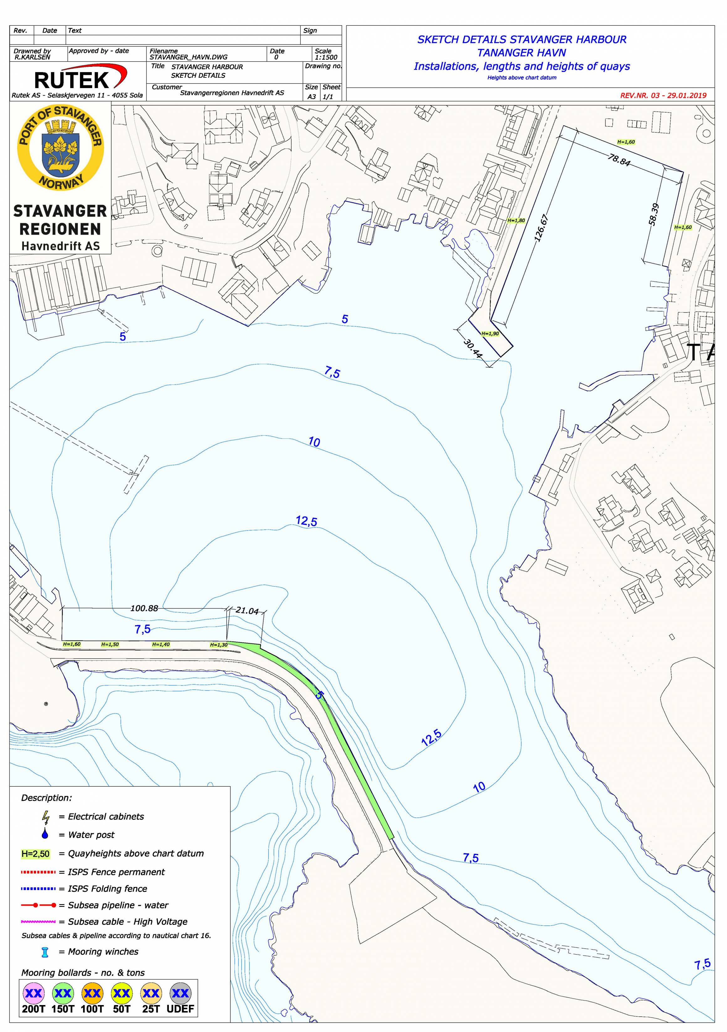 Diagrams of port layouts - Stavangerregionen Havn IKS